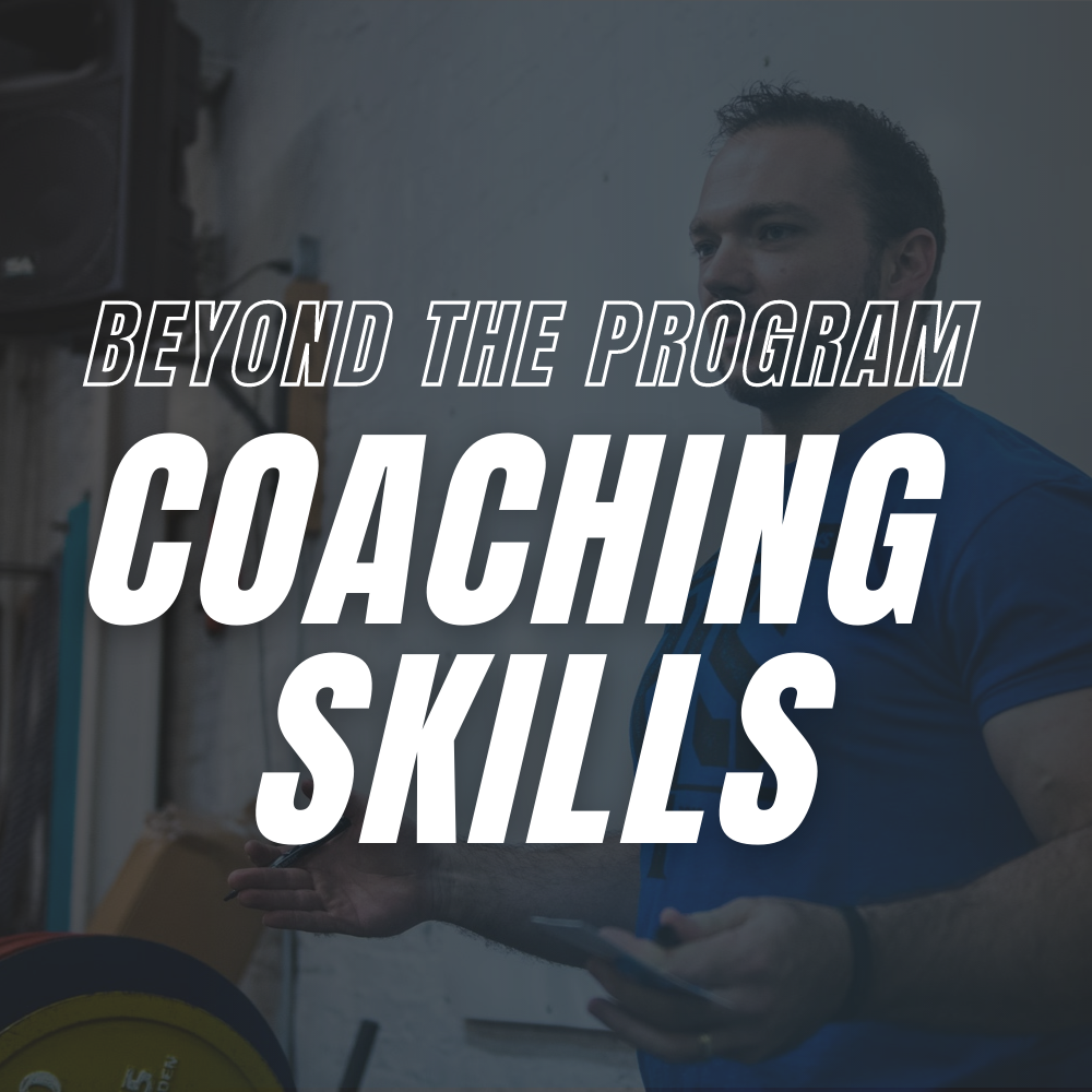 Beyond the Program: Coaching Skills – Reactive Training Systems