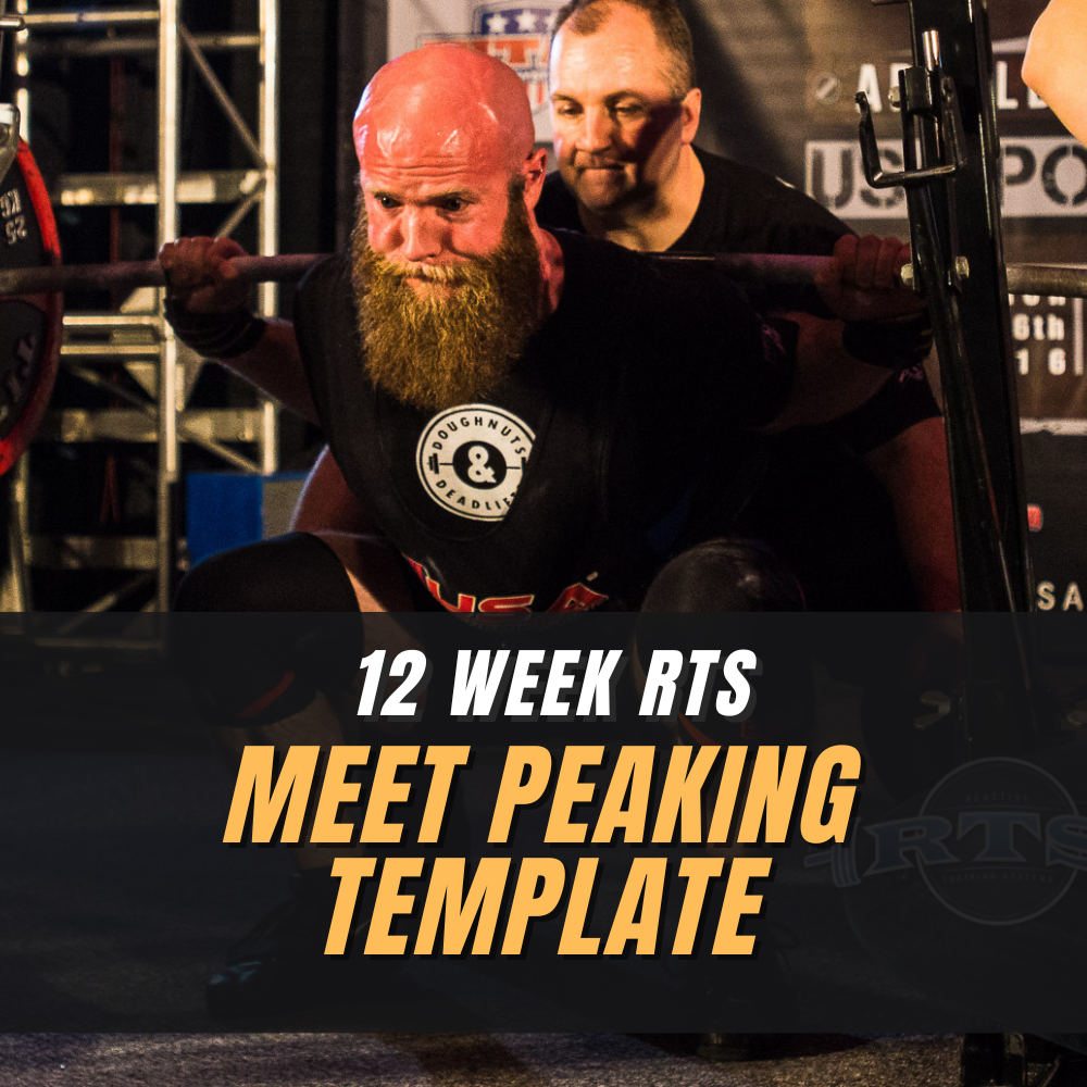 12 Week RTS Meet Peak Template – Reactive Training Systems